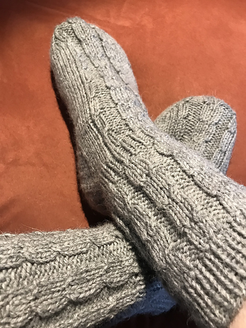 Ravelry: Easy Cable Socks pattern by Marja Leena