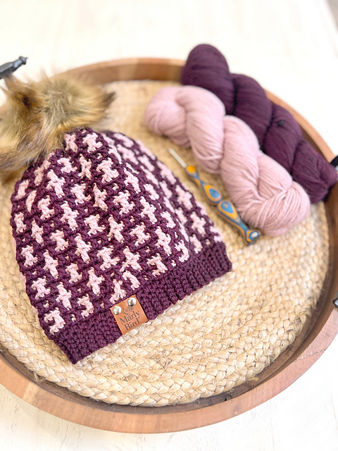 Ravelry: Mallow Crochet Mosaic Hat pattern by Marly Bird