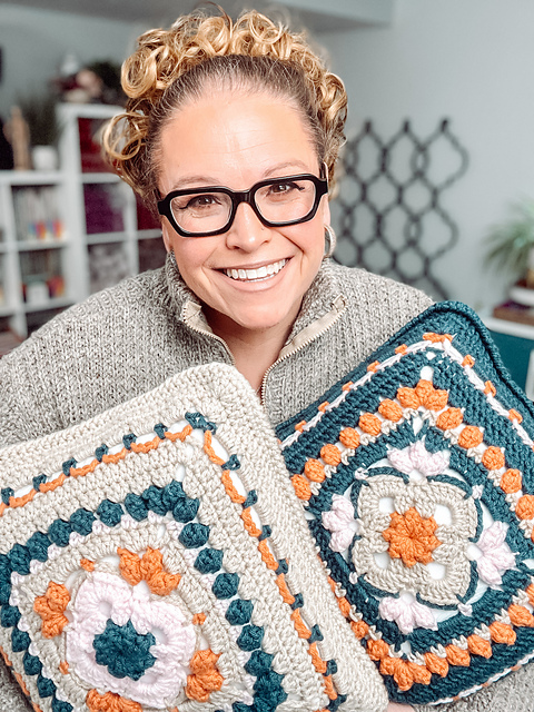 Ravelry: Sweetcorn Crochet Motif Pillow pattern by Marly Bird and Robyn ...