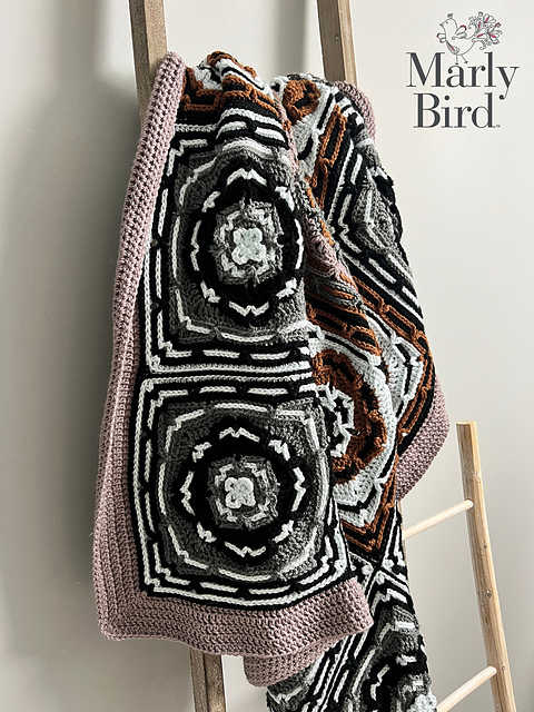 Ravelry: Mosaic Tile Crochet Blanket pattern by Marly Bird and Robyn ...