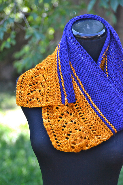 Ravelry: Lace Arrow Shawlette pattern by Marly Bird