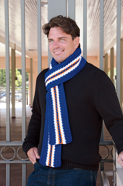 Ravelry: Game Day Scarf pattern by Marly Bird