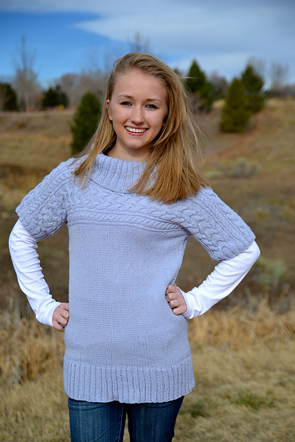 Ravelry: Accent on Cables Pullover pattern by Marly Bird