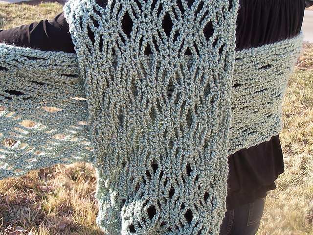 Ravelry: Lace Stole: Shelly pattern by Marly Bird