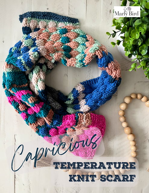 Ravelry: Capricious Temperature Knit Scarf pattern by Marly Bird