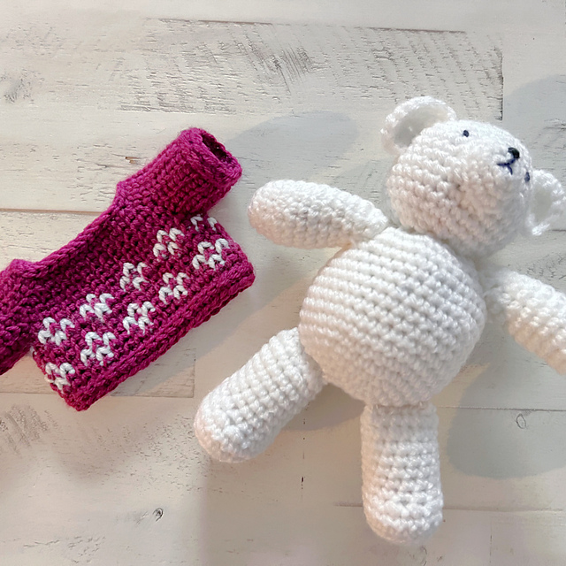 Ravelry: Piper Polar Bear and Sweater pattern by Marly Bird and Robyn ...