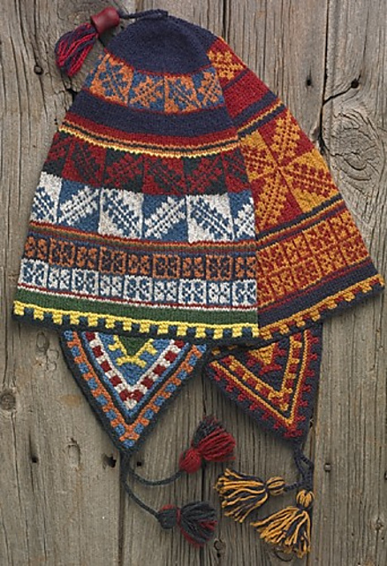 Ravelry: Blossoms Chullo pattern by Shirley A. Scott