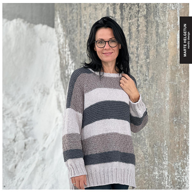 Ravelry: 2 x Luftig Genser pattern by Marte Helgetun