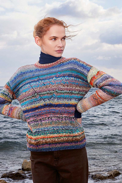 Ravelry: Nadia Sweater pattern by LANGYARNS SWITZERLAND