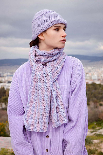 Ravelry: WINDBLOWN Scarf pattern by WOOLADDICTS Design Team