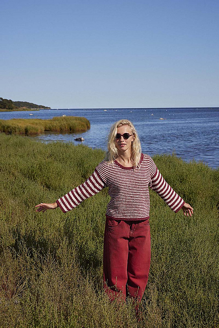 Ravelry: Chloe Top Down Sweater pattern by LANGYARNS SWITZERLAND