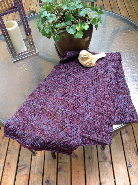 Ravelry: Martina53's Checkerboard Lace Scarf