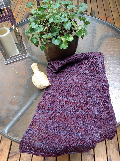 Ravelry: Martina53's Checkerboard Lace Scarf