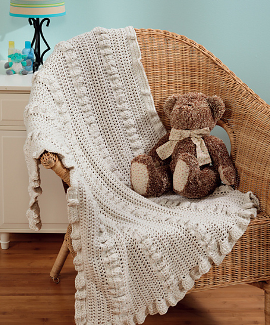 Ravelry: Waves of White Afghan pattern by Stacey Trock