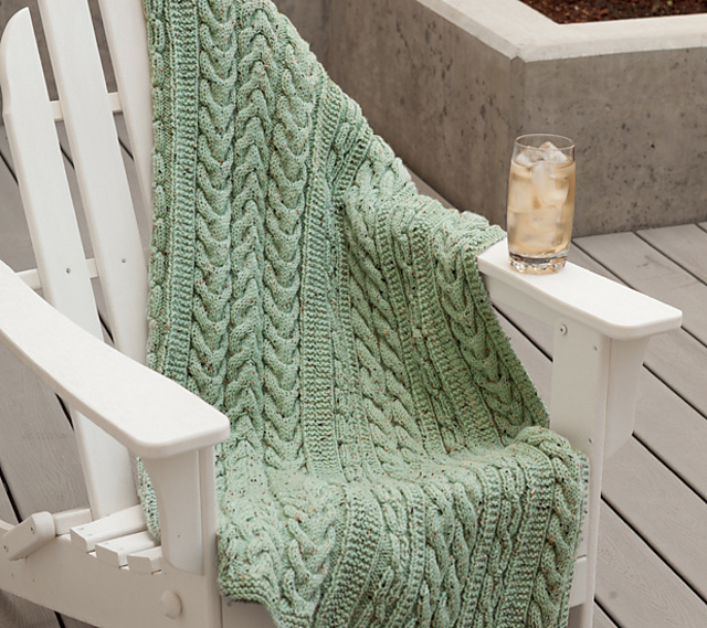 Ravelry: Triple Cable Afghan pattern by Doreen L. Marquart
