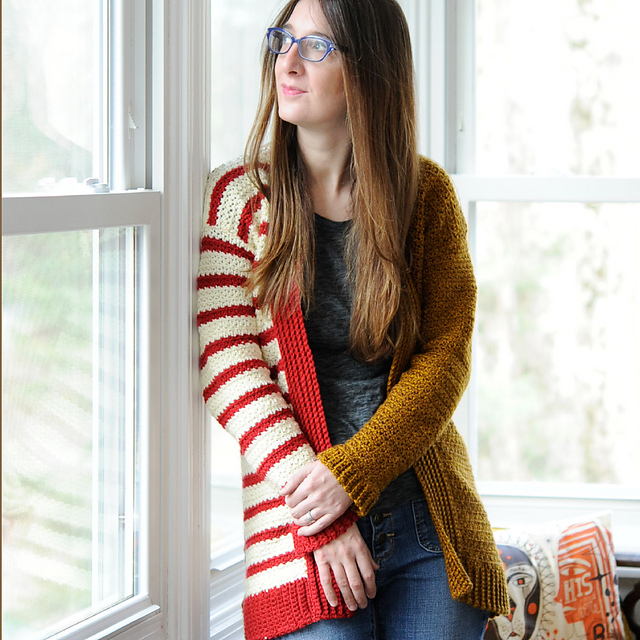 Ravelry: Stripe Blocked Cardigan pattern by Mary Beth Cryan
