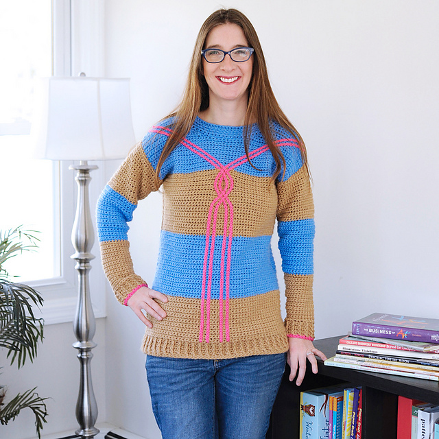 Ravelry: Draw the Line Sweater pattern by Mary Beth Cryan