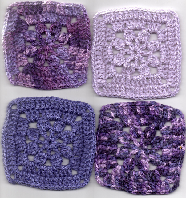 Ravelry: Simple Flower Granny Square pattern by Mary B from Oz