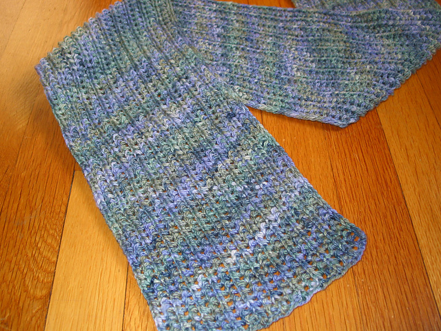 Ravelry: Enjoyable-Rib Scarf pattern by Anne K.