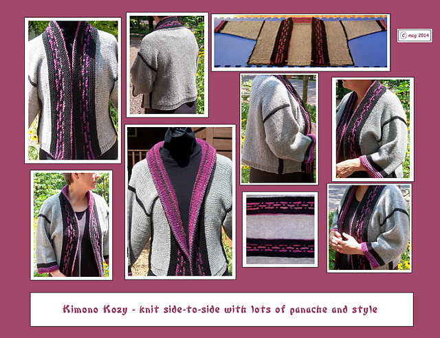 Ravelry: Komfy Kozy ... a side-to-side jacket pattern by Mary C ...