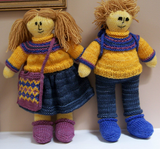 Ravelry: The Edison Twins - Ellie and Eddie pattern by Mary C. Gildersleeve