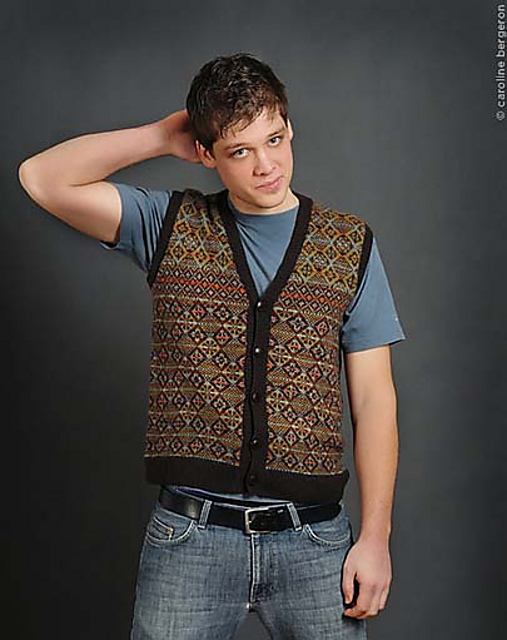 Ravelry: Luke's Diced Vest pattern by Mary Jane Mucklestone