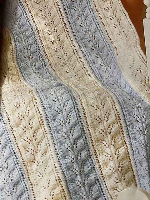 Ravelry: Fern Panel Baby Afghan pattern by Patons & Baldwins