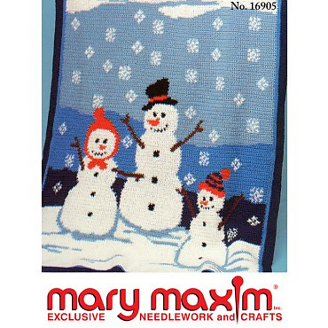 Ravelry: Snowman Afghan pattern by Mary Maxim