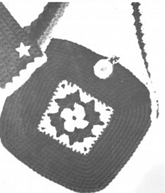 Ravelry: Granny Motif Purse #8155 pattern by Mary Maxim