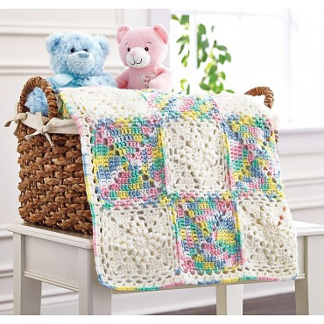 Ravelry: Stars for Baby Blanket pattern by Mary Maxim