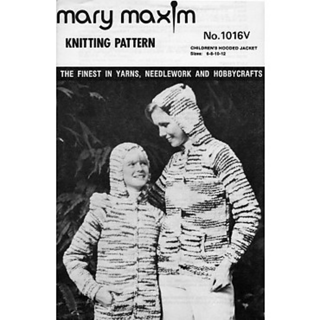 Ravelry: Hooded Jacket pattern by Mary Maxim
