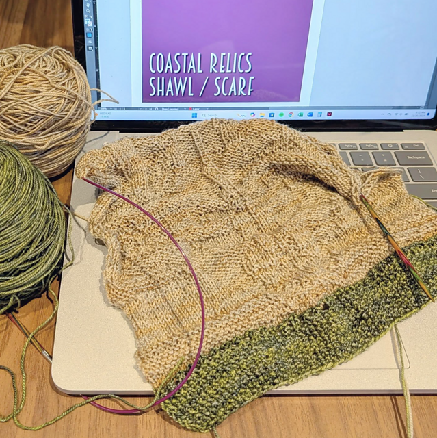 Ravelry: Coastal Relics Shawl / Scarf pattern by Mary P. Hunt