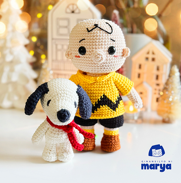 Ravelry: Round Headed Kid and Beagle pattern by Ginansilyo ni Marya