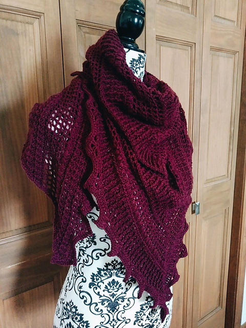 Ravelry: Legend Shawl pattern by Mary Riddle