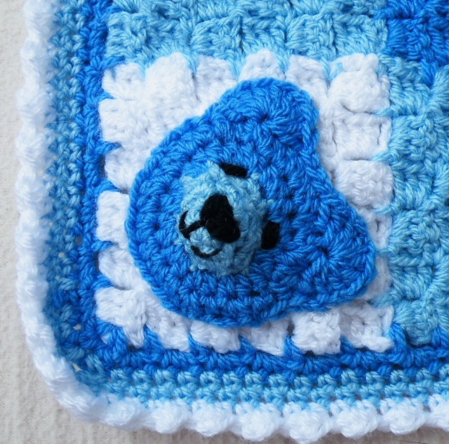 Ravelry: Maryfairy's C2C Blue Gingham Baby Blanket For Teddy