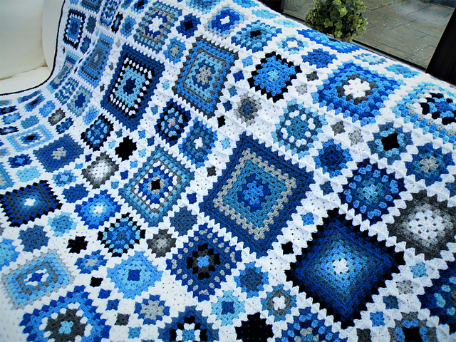 Ravelry: Maryfairy's Granny Square Blanket for Rich & Leah