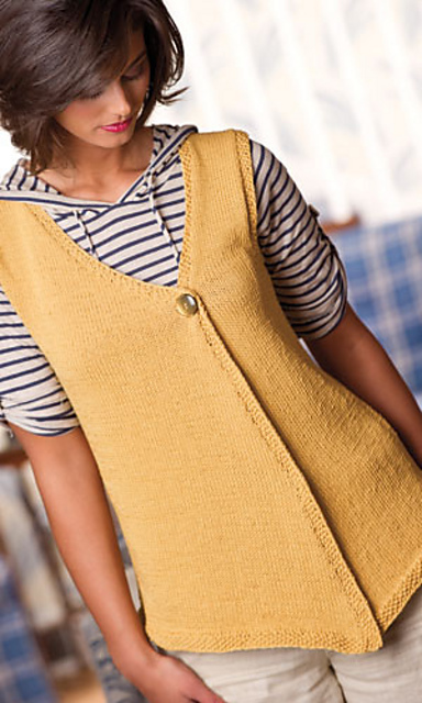 Ravelry: Keep It Simple Vest pattern by Cheryl Beckerich