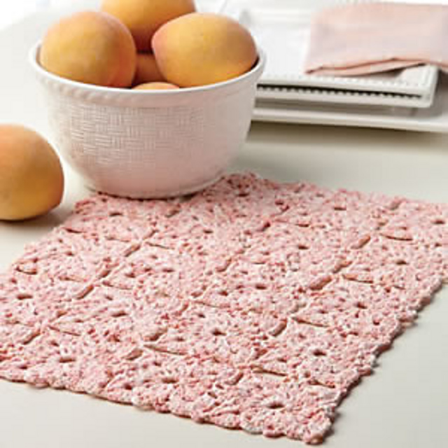 Ravelry: Peaches & Cream Placemat pattern by Cindy Adams