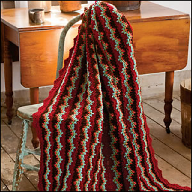 Ravelry: New Age Throw pattern by Katherine Eng