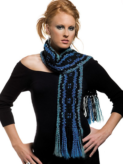 Ravelry: Chain-Link Scarf pattern by Katherine Eng