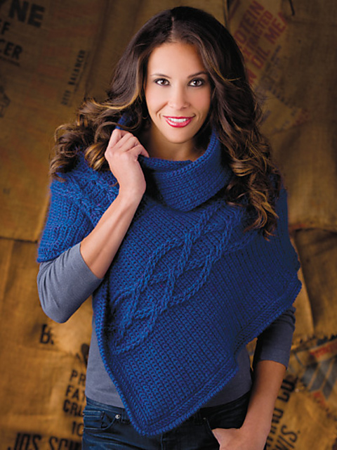 Ravelry: Cowl-neck Cloak pattern by Ann E. Smith