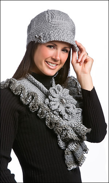 Ravelry: Greystone Scarf & Hat pattern by Leshia Tweddle