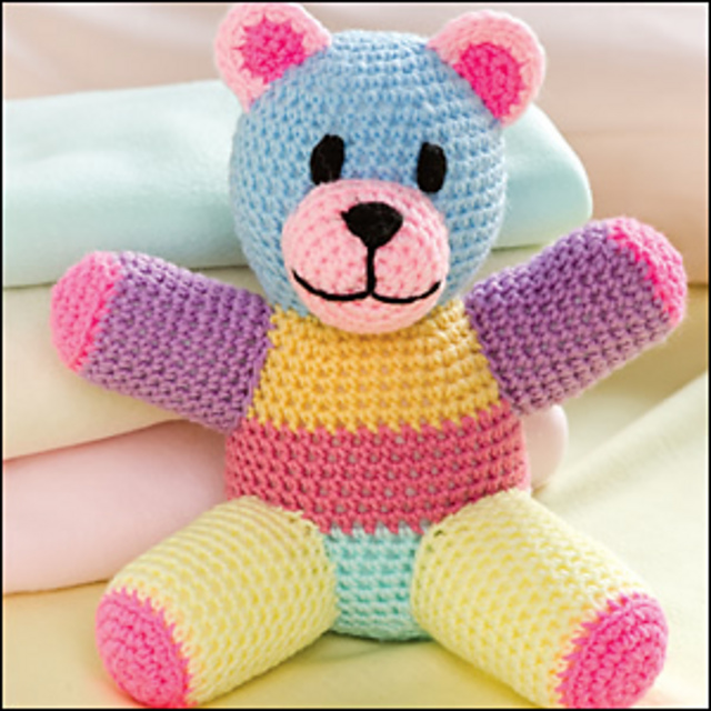 Ravelry: Patchwork Teddy pattern by Sheila Leslie