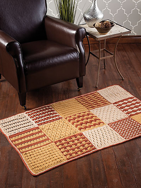 Ravelry: Earth Tone Rug pattern by Lily M. Chin