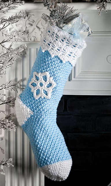 Ravelry: Snowflake Stocking pattern by Kathleen Stuart