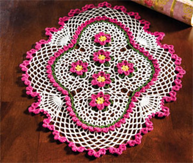 Ravelry: Rose Garden Doily pattern by Gemma R Owen