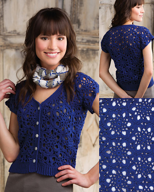 Ravelry: Carmine Cropped Cardi pattern by Robyn Chachula