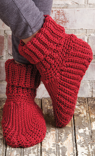 Ravelry: Slipper Boots pattern by Elsie M. Caddey