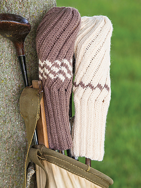 Ravelry: Spiral Rib Golf Club Cover pattern by Sandi Rosner