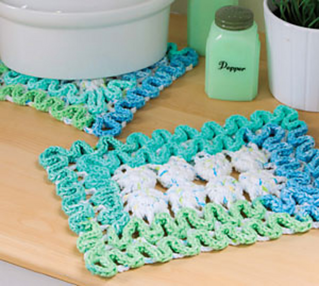 Ravelry: Wiggly Trivet Set pattern by Cora Rattle